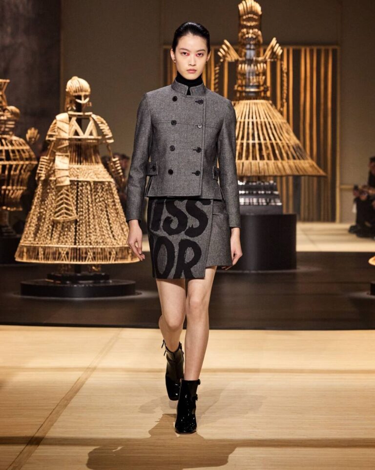Dior's Fall-Winter 2024-25 collection celebrates a nostalgic femininity ...
